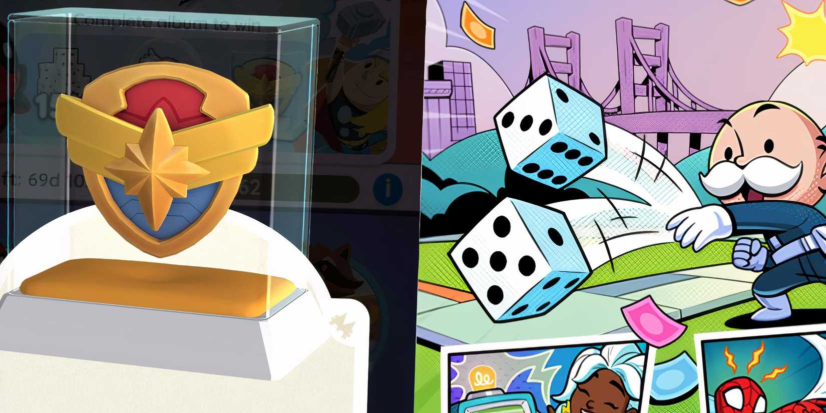 How to Get Iron Man and Captain Marvel Shields in Monopoly GO