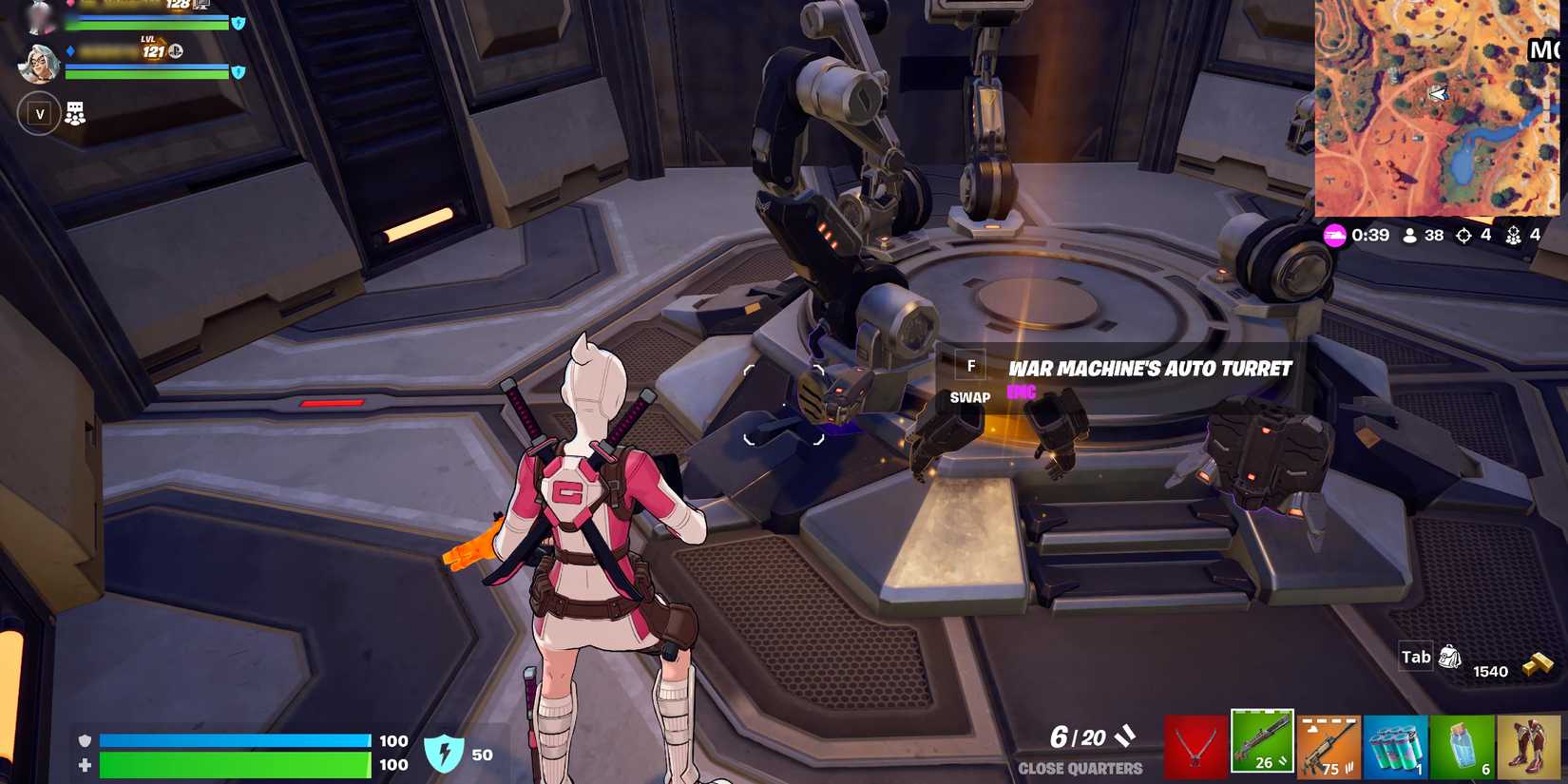 Where to Find War Machine's Arsenal in Fortnite