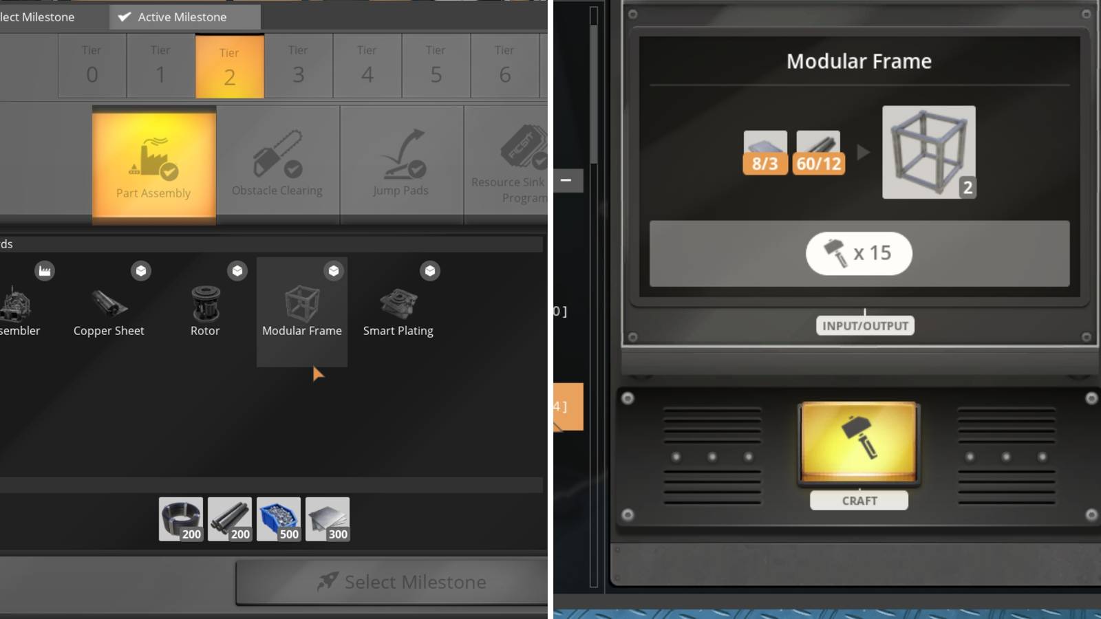 How to Get & Use Modular Frames In Satisfactory