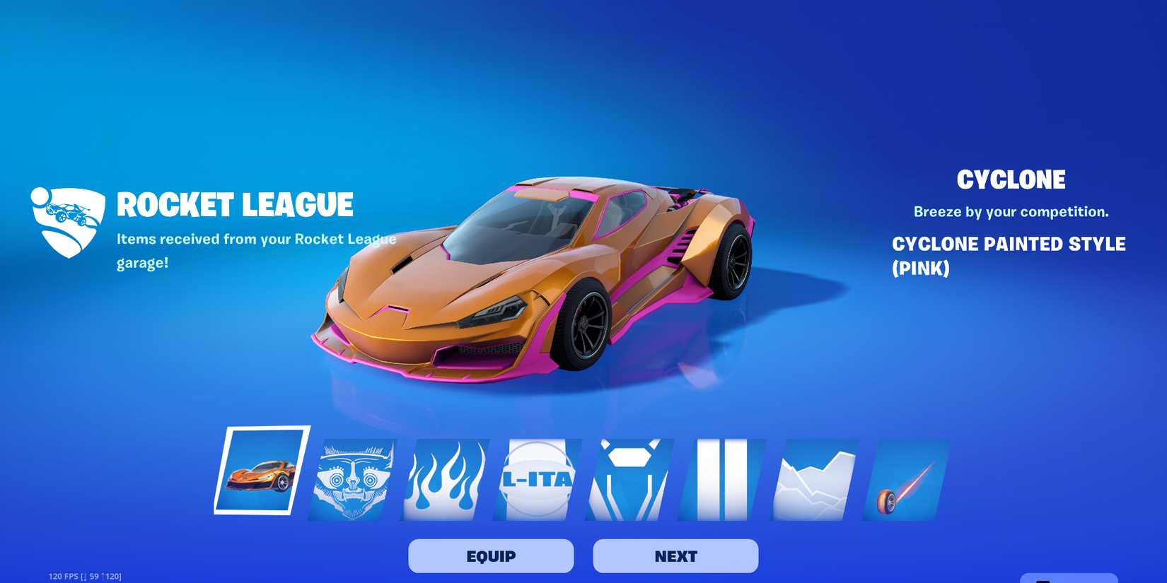 How to Get The Cyclone Pink Painted Style in Fortnite