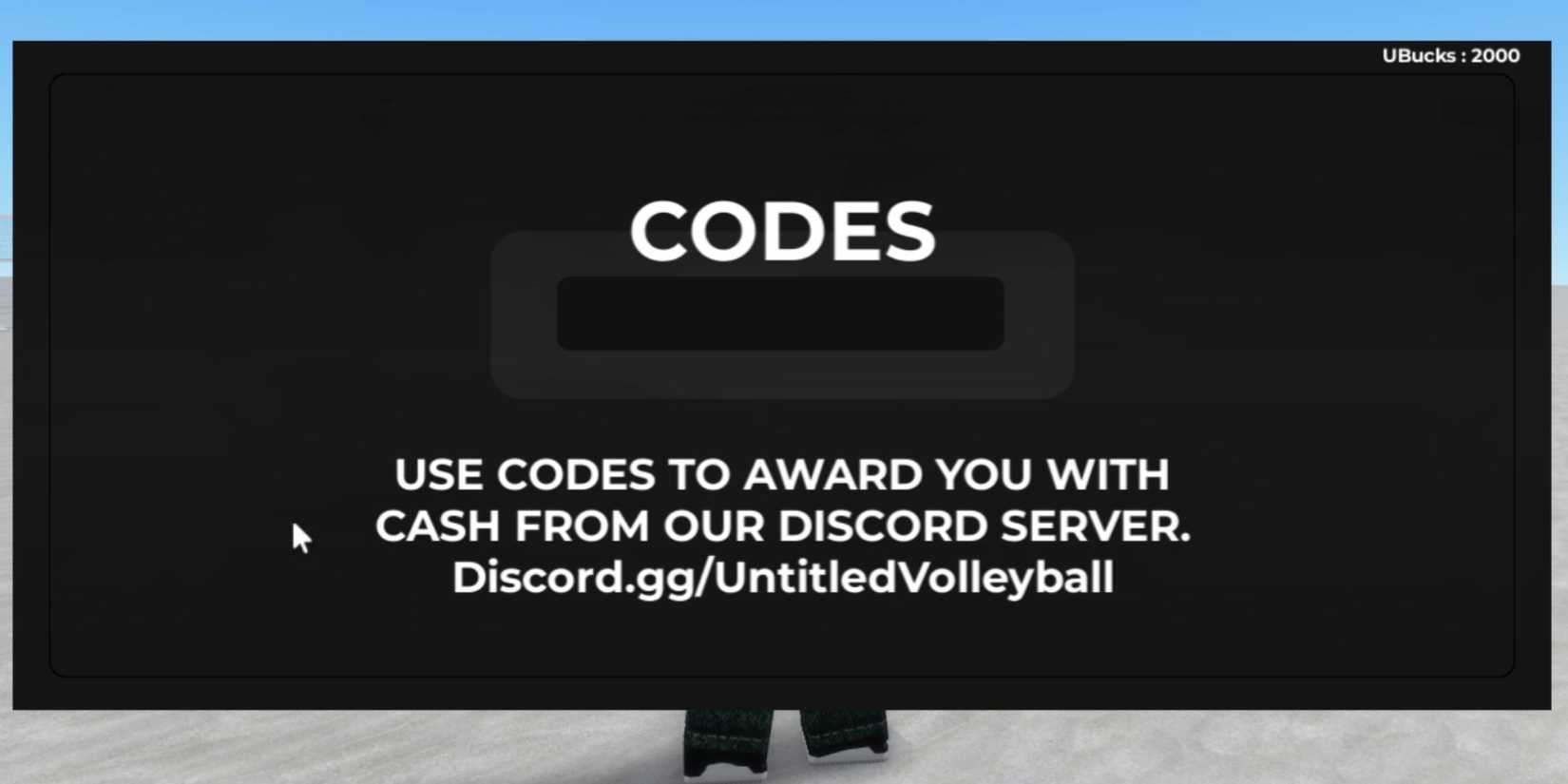 Roblox: Untitled Volleyball Codes