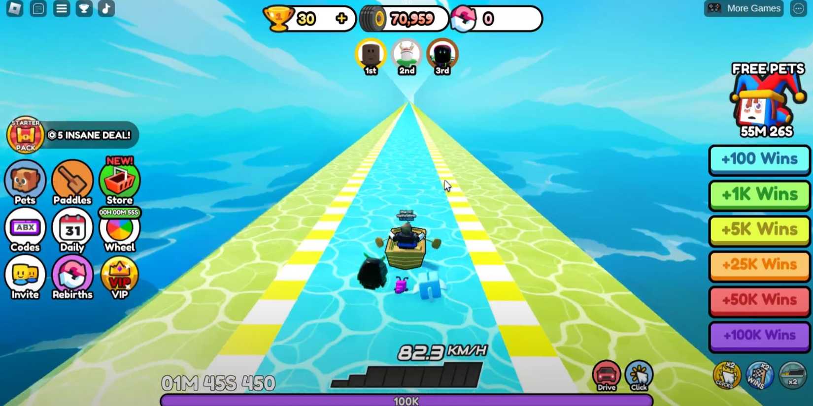 Roblox: Boat Race Clicker Codes