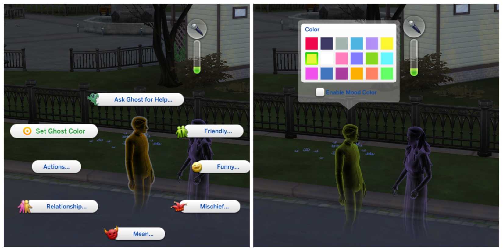 How to Customize the Color of a Ghost Sim in The Sims 4
