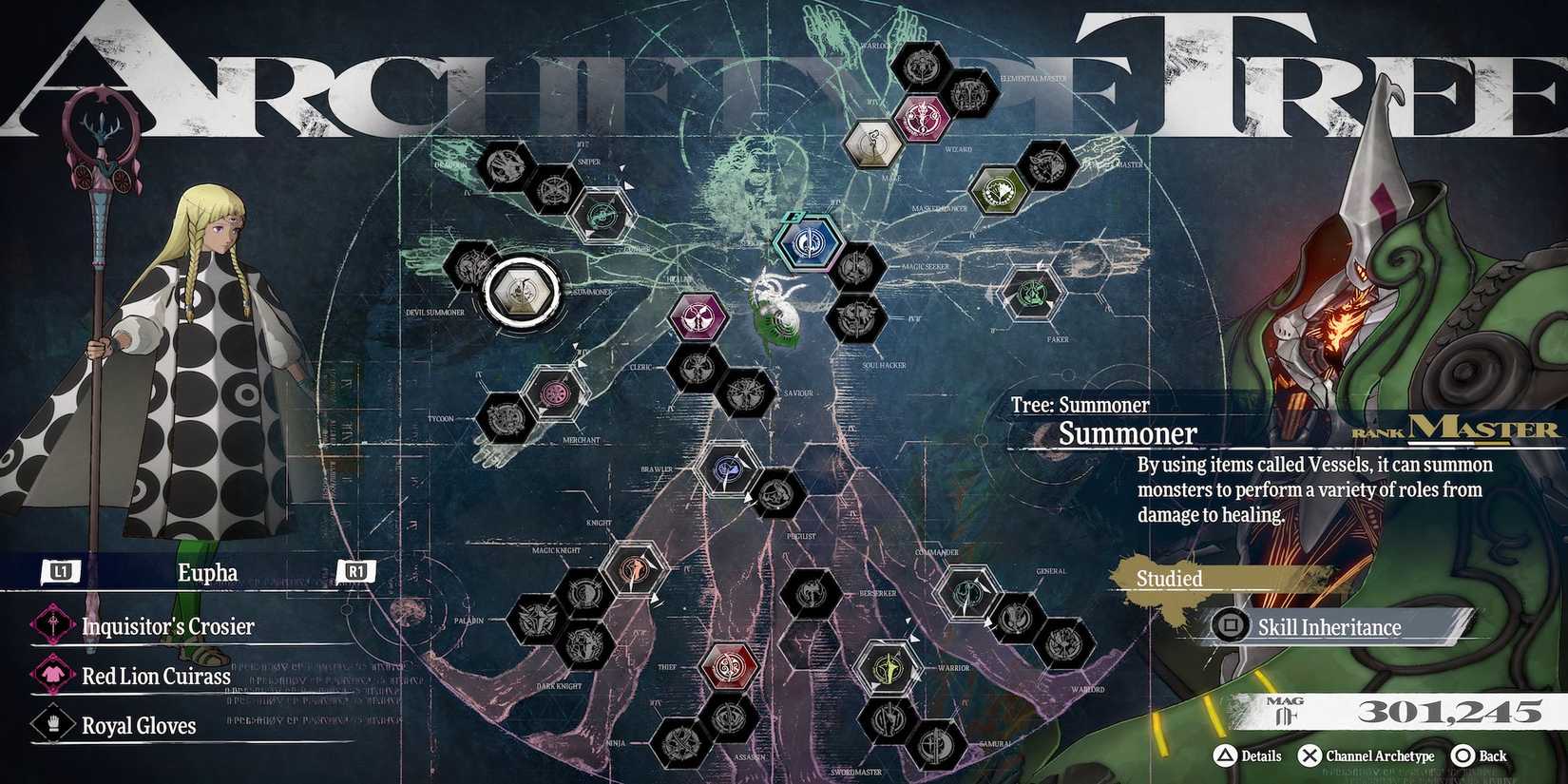 Best Archetypes For Eupha In Metaphor: ReFantazio