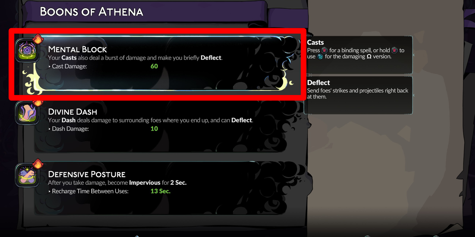 Hades 2: Best Athena Boons Tier List