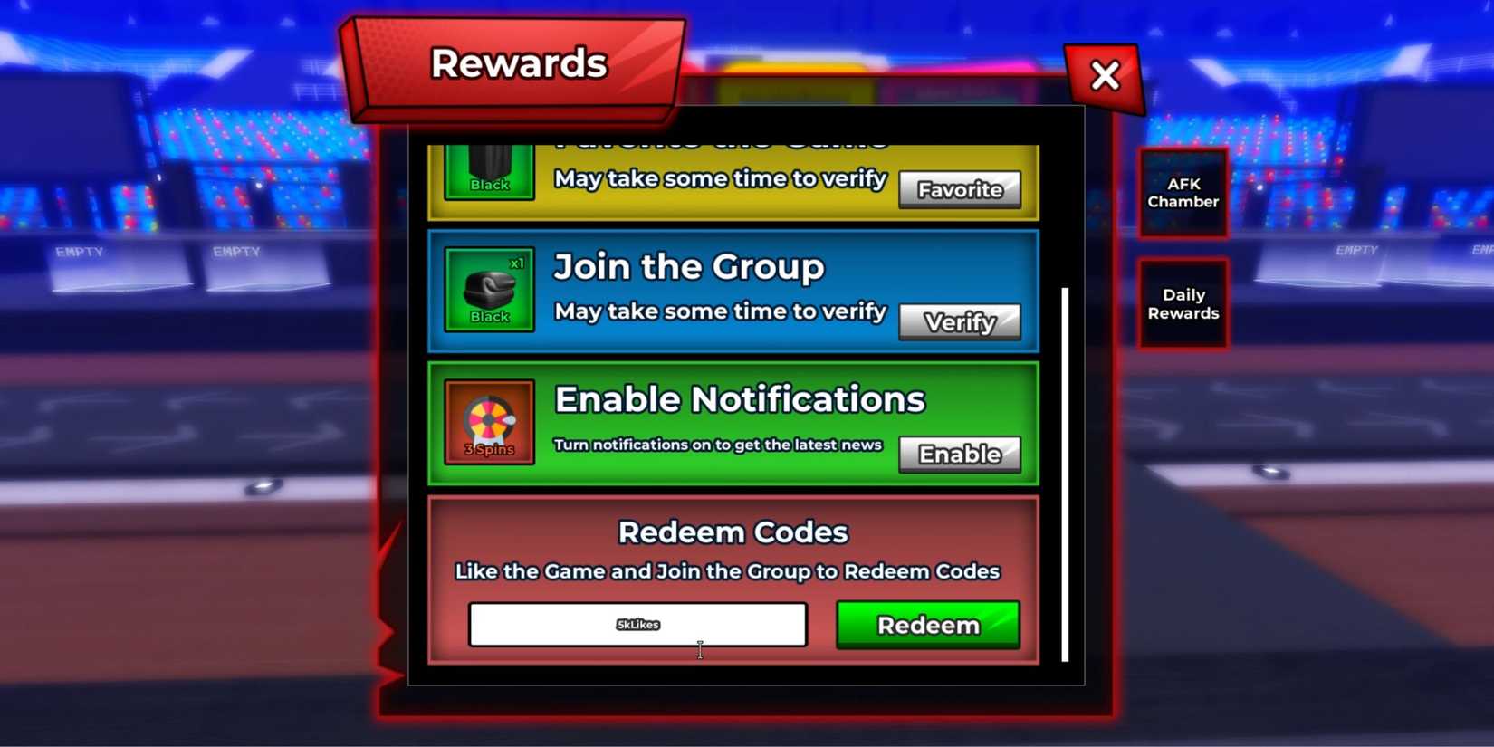 Roblox: MMA Legends Codes