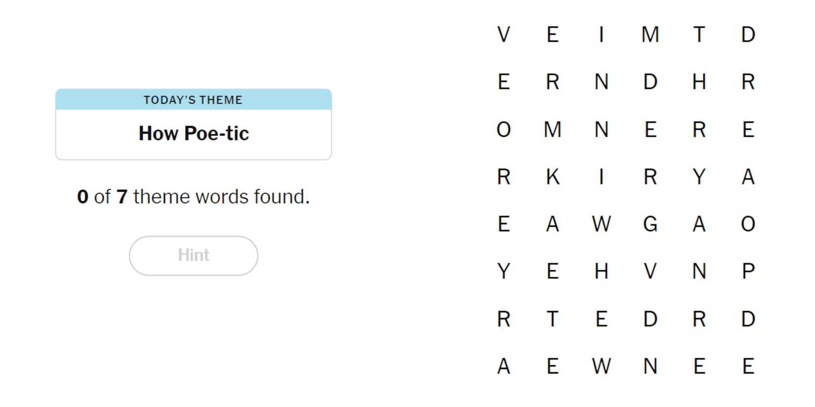 New York Times Strands Hints and Answers for October 16, 2024