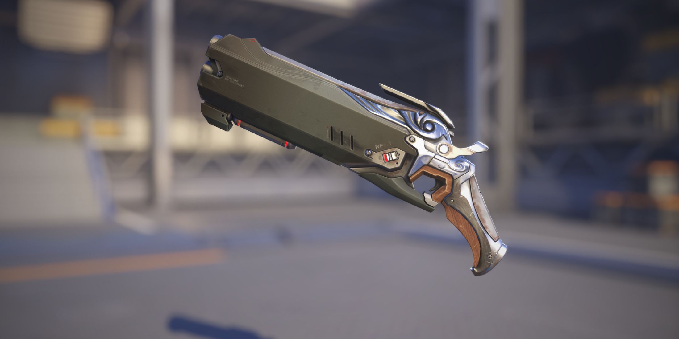 Reaper Gun Overwatch Game Alexander Delagrange Lü Bu Reaper Pistols