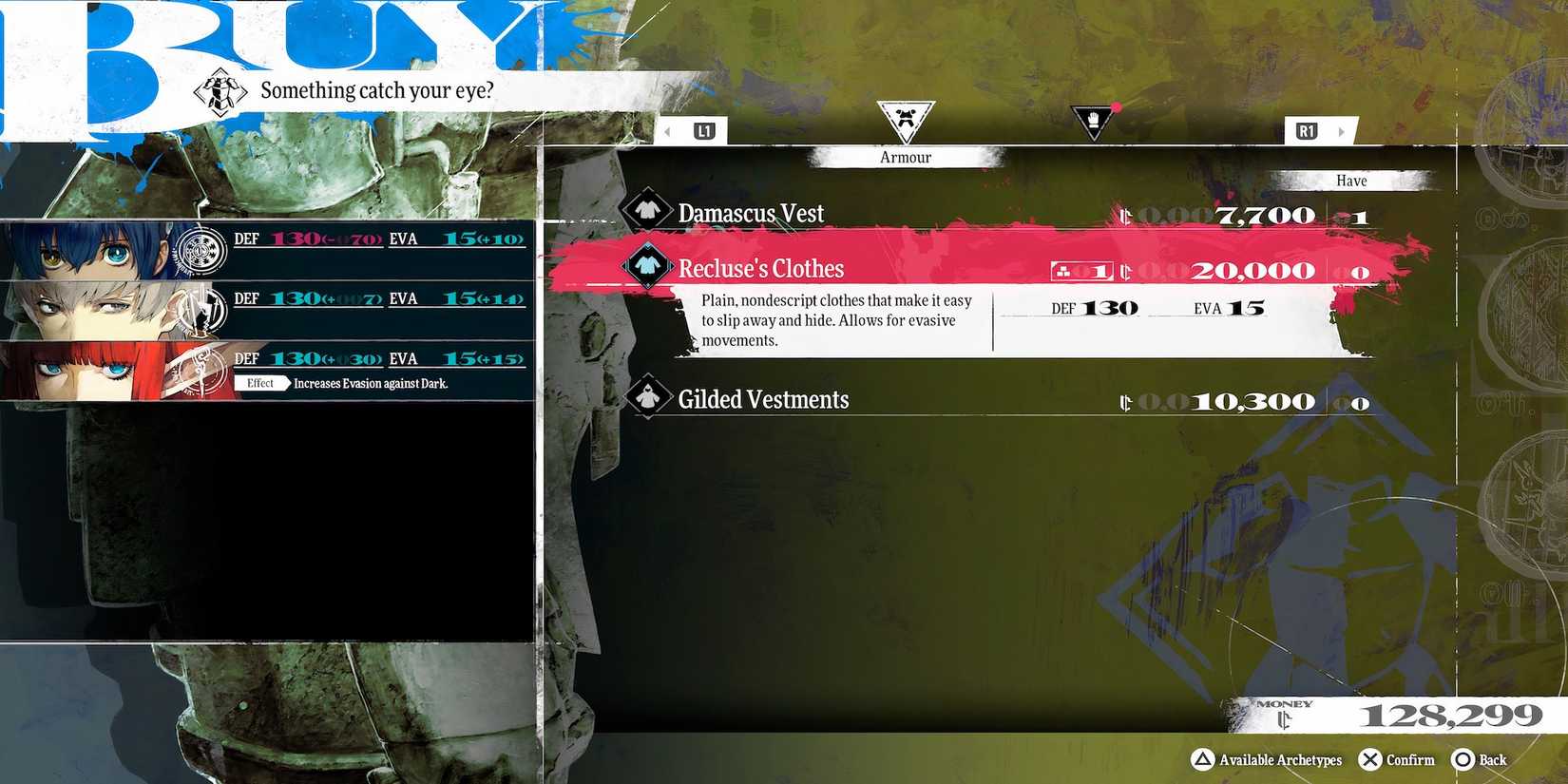 Best Early Game Armour in Metaphor: ReFantazio