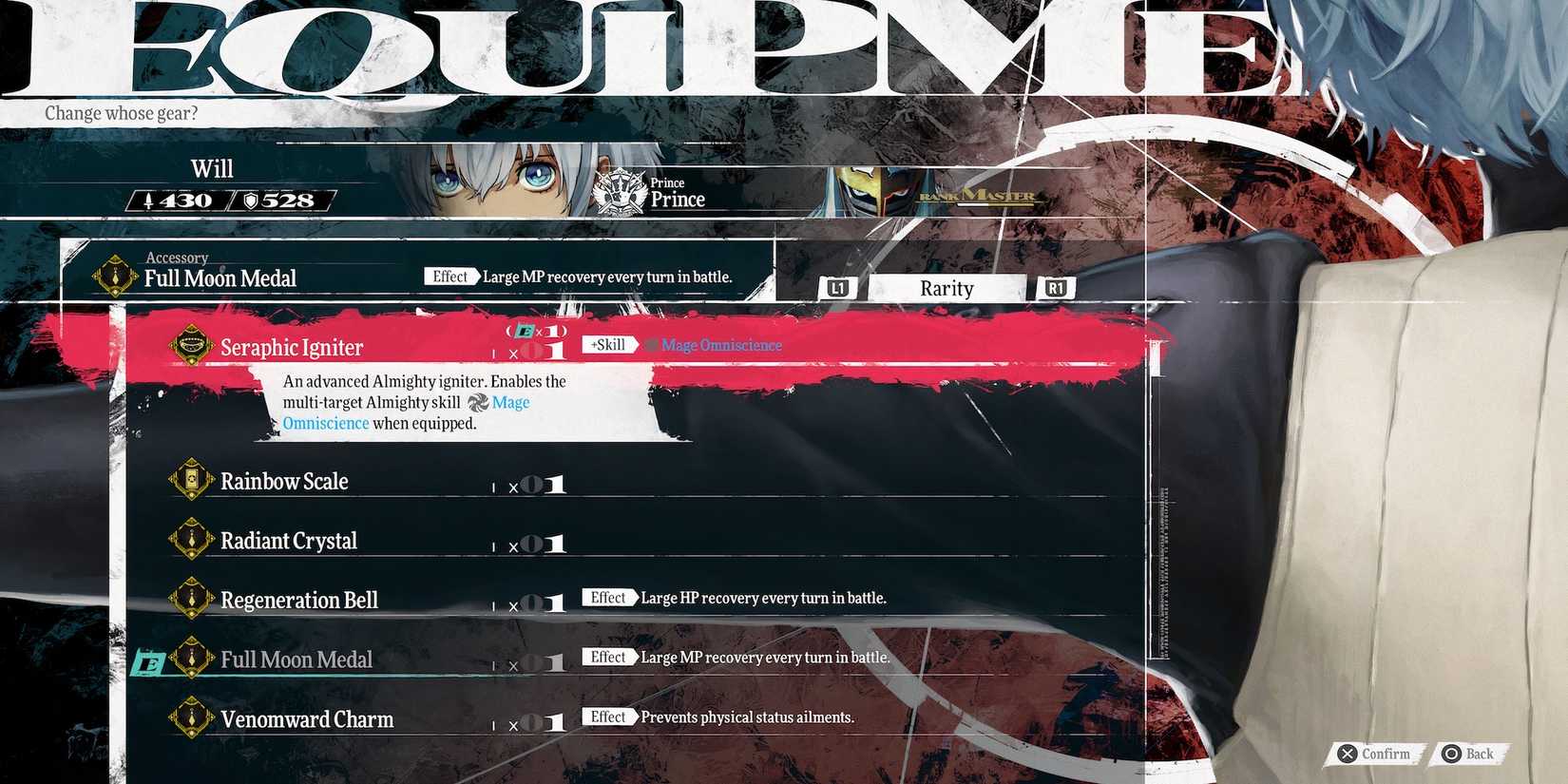 The Best End Game Accessories In Metaphor: ReFantazio