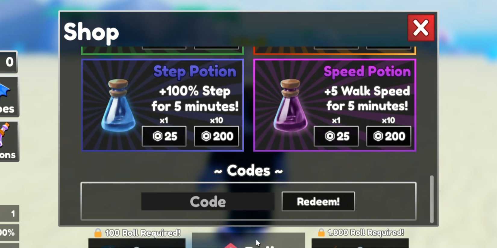 Roblox: Speed RNG Codes