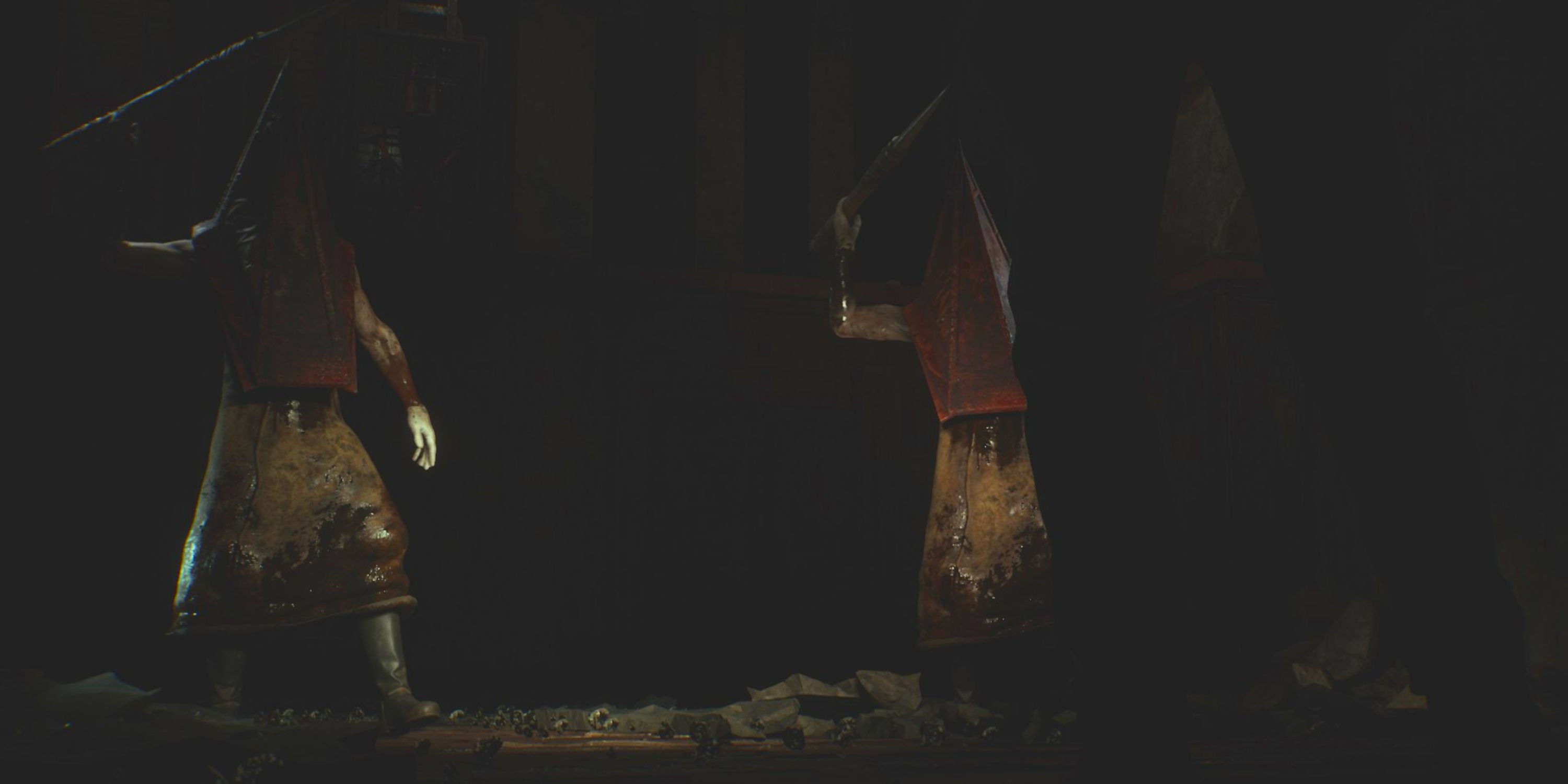 Silent Hill Onthulling Piramide Hoofd Gevechtsscène