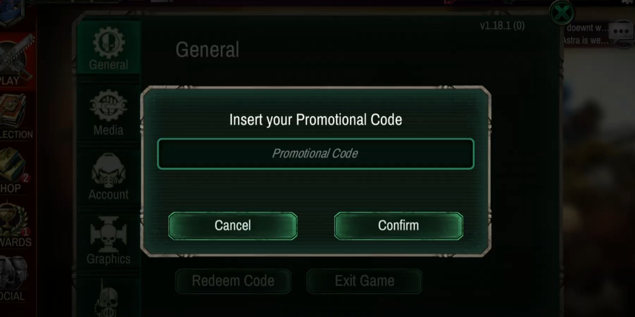 Warhammer 40000: Warpforge Codes