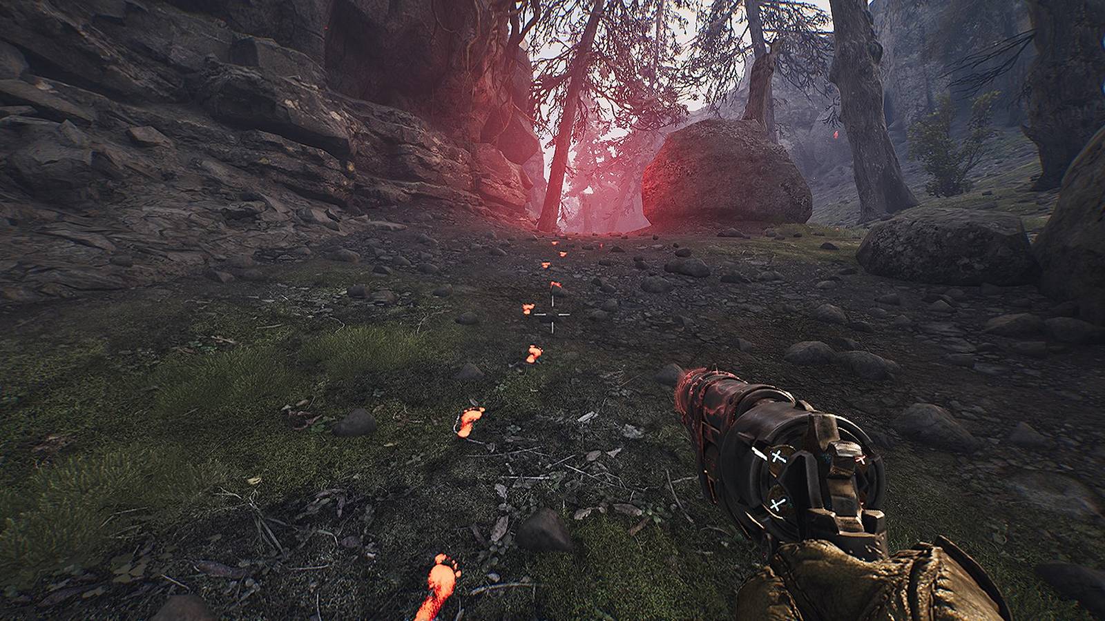 Where Do the Red Footprints Lead in Witchfire?