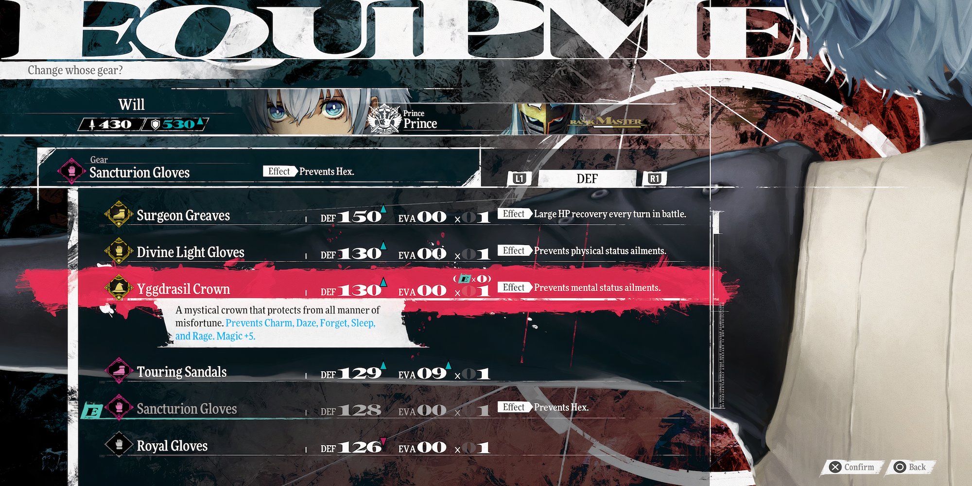 Best End Game Armour In Metaphor: ReFantazio