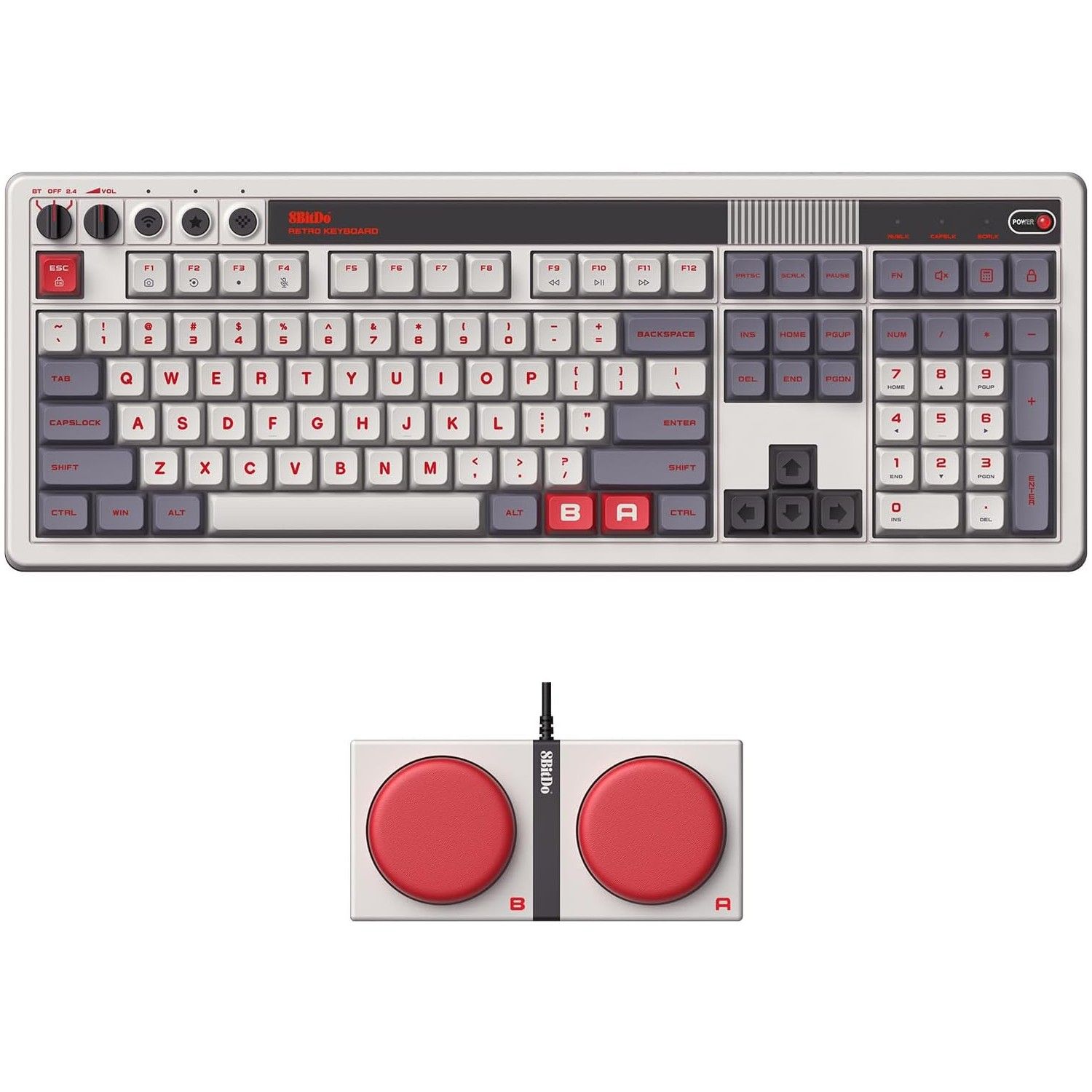 Pre-Order 8BitDo's New, Full-Sized Retro Mechanical Keyboard