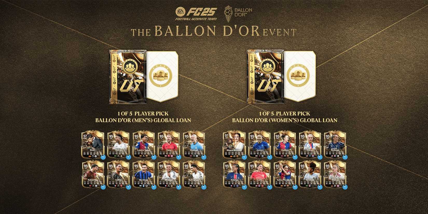 All Centurions And Ballon d'Or Event Cards In EA FC 25