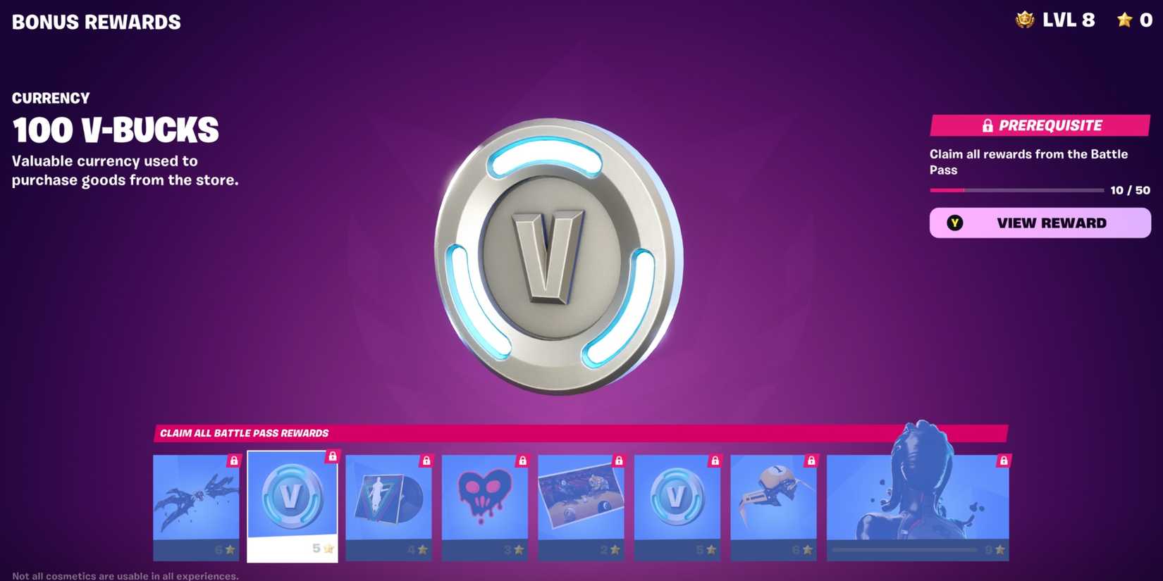 What Level Do You Have to Be to Unlock All Battle Pass V-Bucks in ...