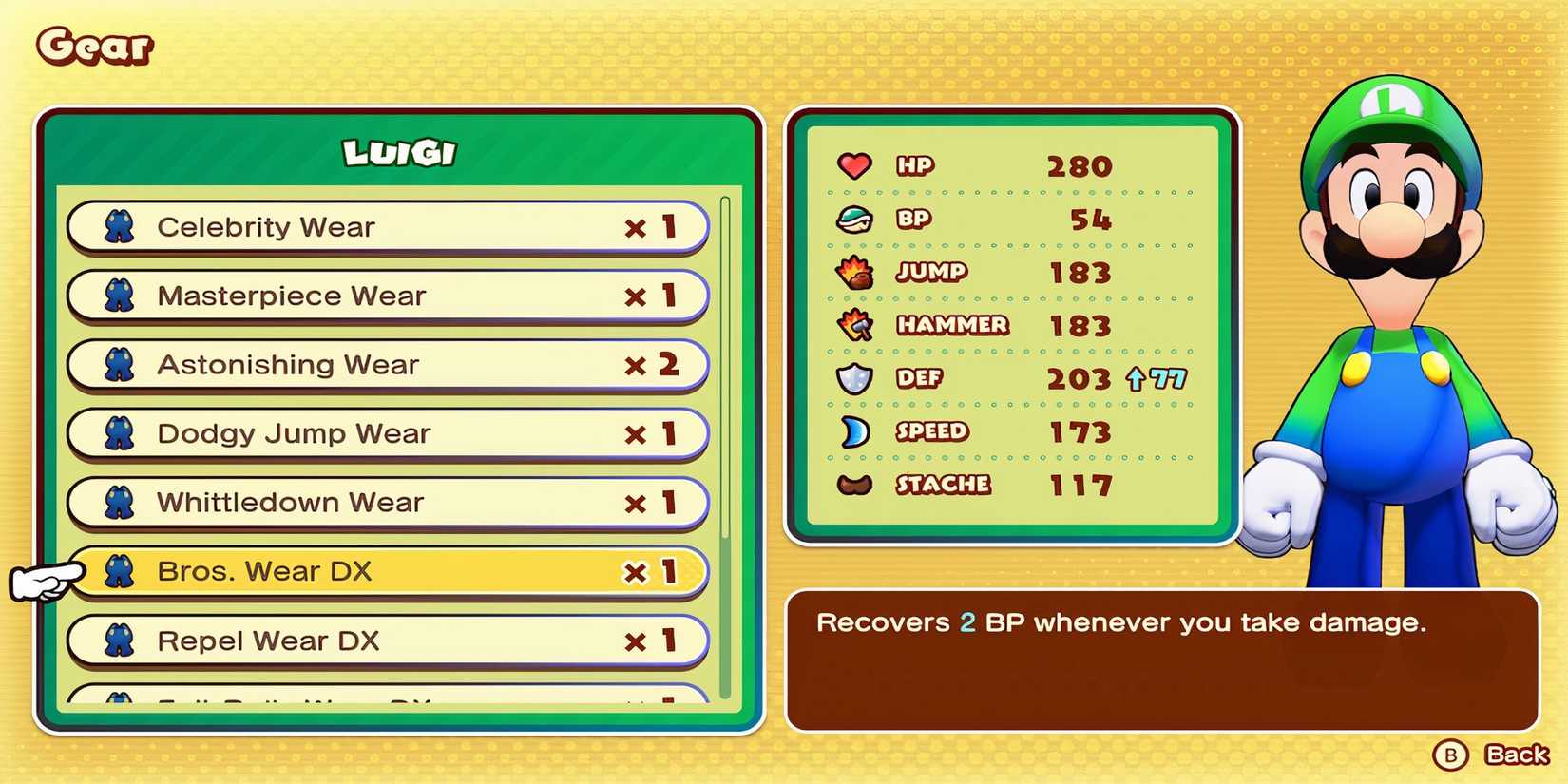 Best End Game Armor In Mario & Luigi: Brothership