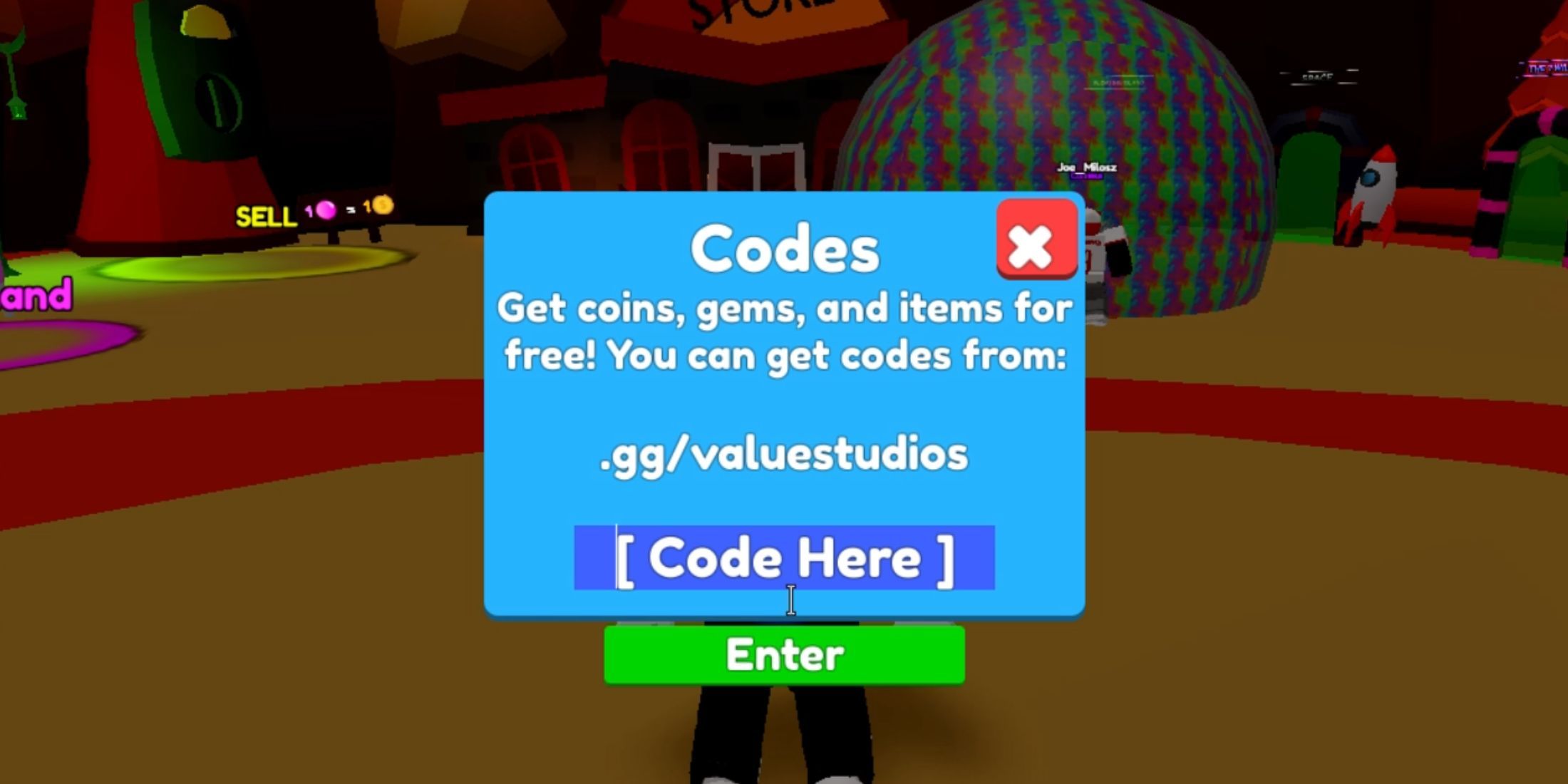 Roblox: Bubble Gum Champions Codes