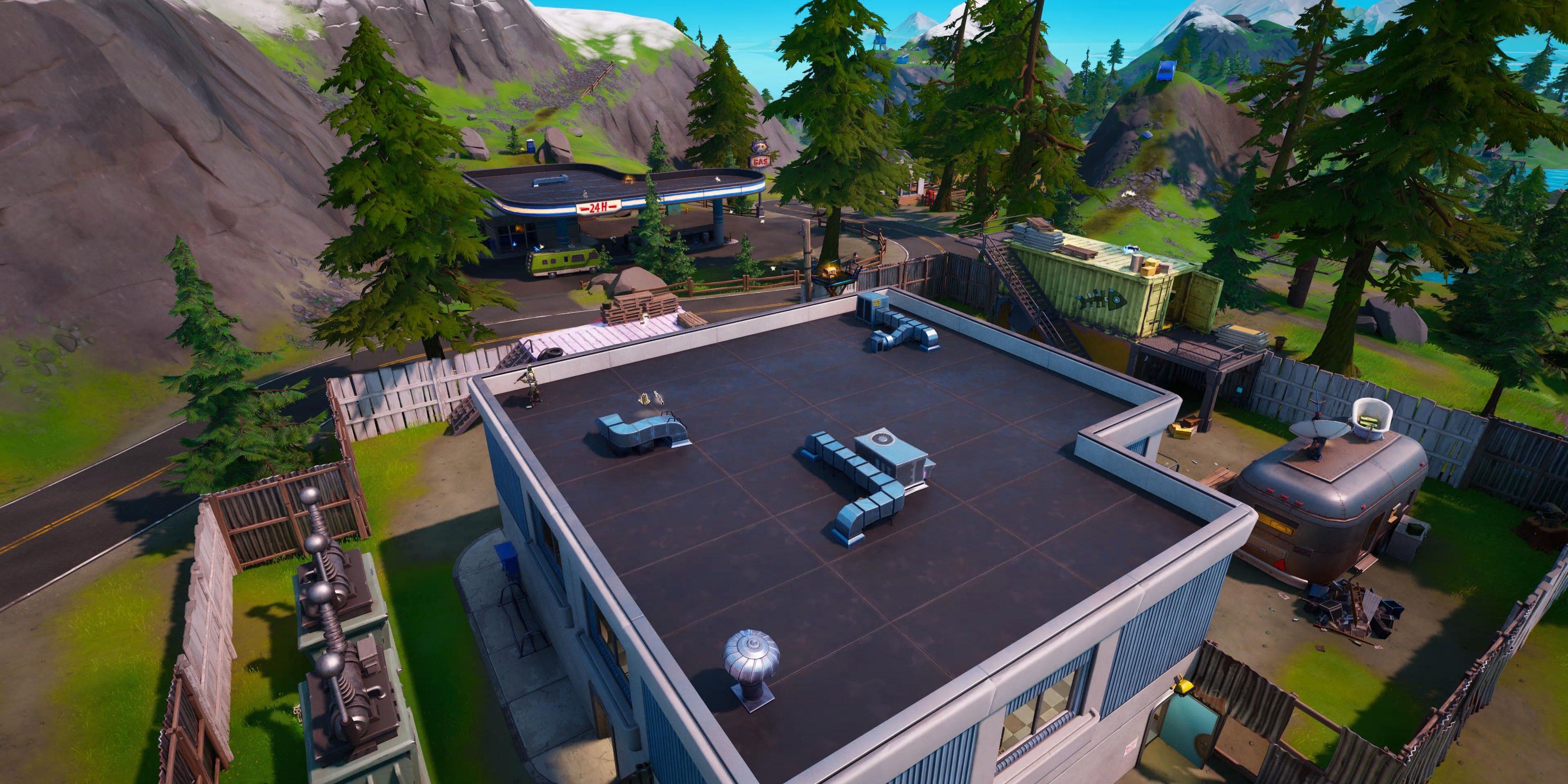 Enter Catty Corner Vault Location Fortnite Week 1