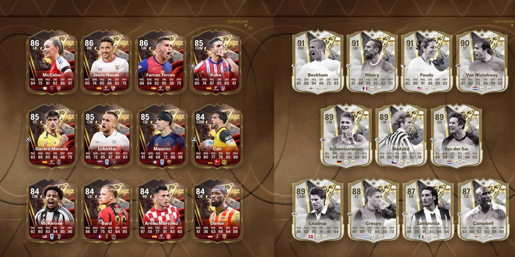 All Centurions And Ballon d'Or Event Cards In EA FC 25