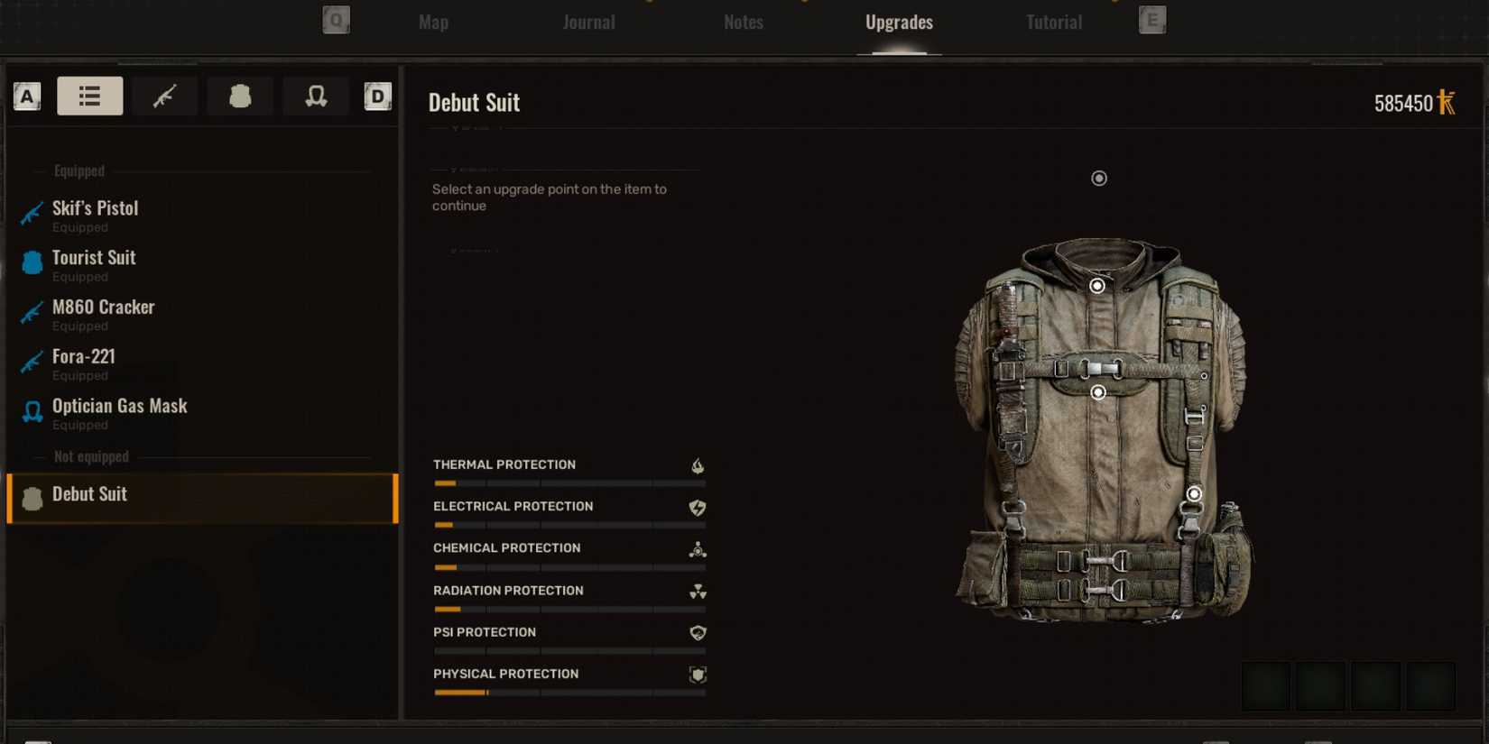 STALKER 2: Armor And Suits You Should Not Upgrade