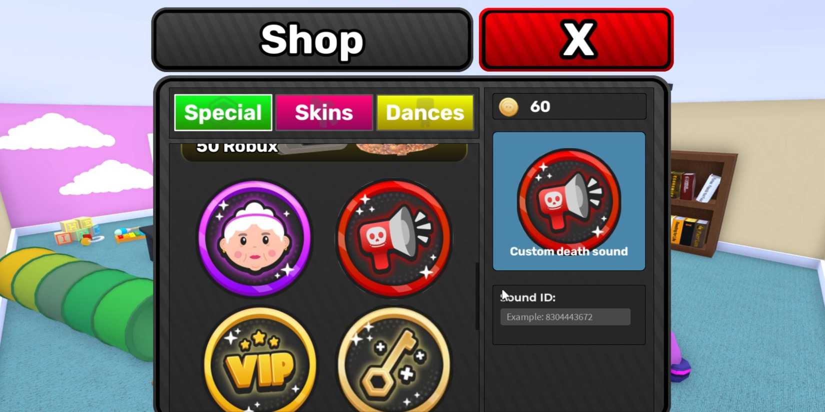 Destroy Grandma Kill Sound ID Codes