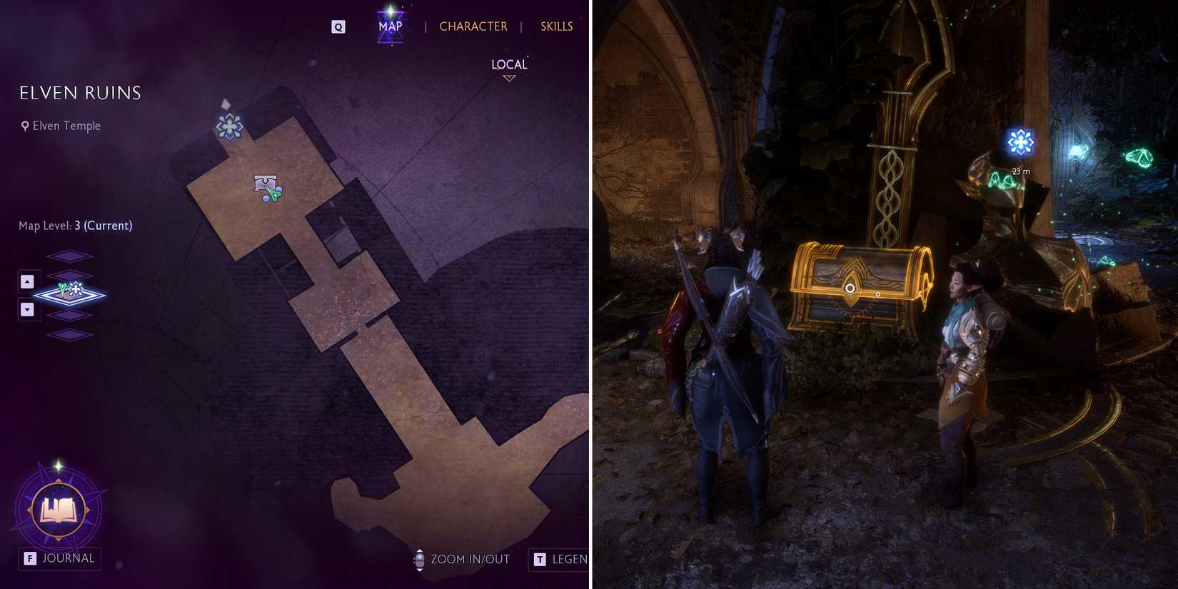 Elven Ruins Treasure Chest Locations In DATV - Dragon Age: The Veilguard