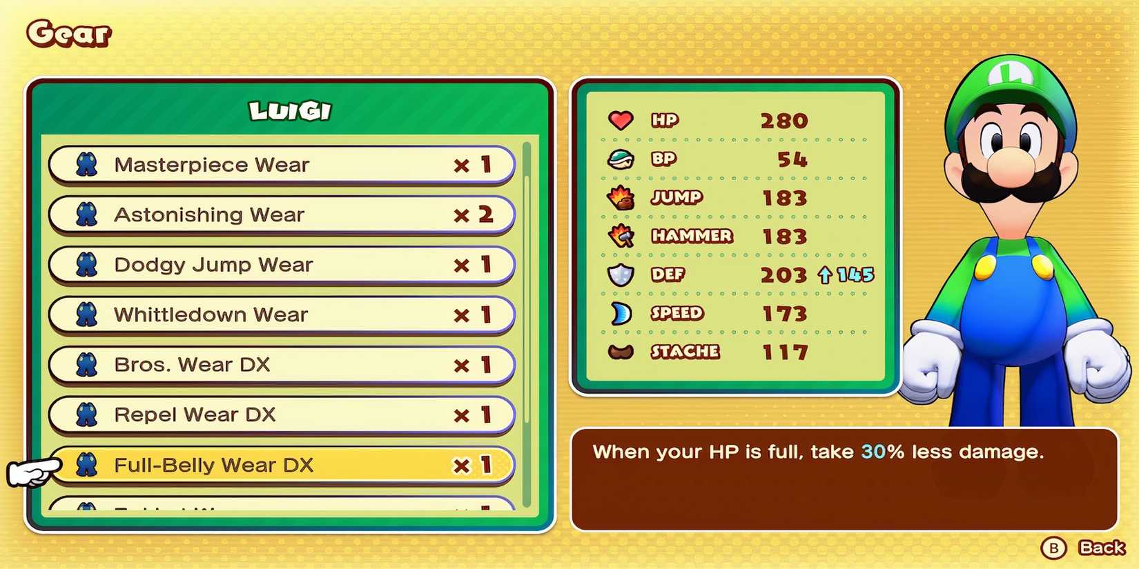 Best End Game Armor In Mario & Luigi: Brothership