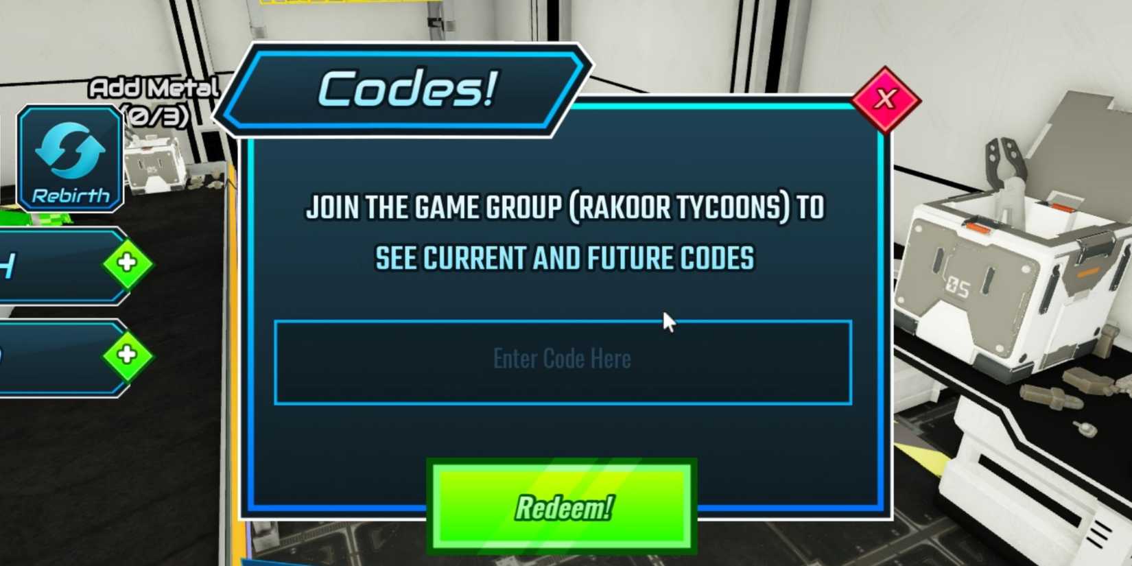 Make Robots to Take Over the World Tycoon Codes