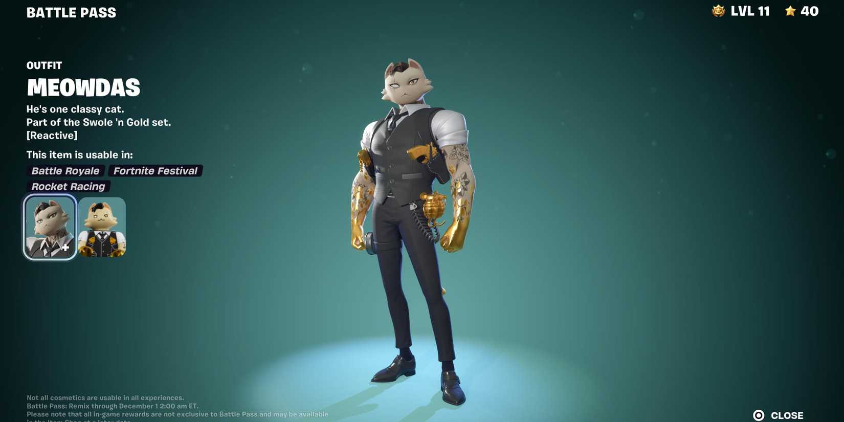 Best Meowscles Skins in Fortnite