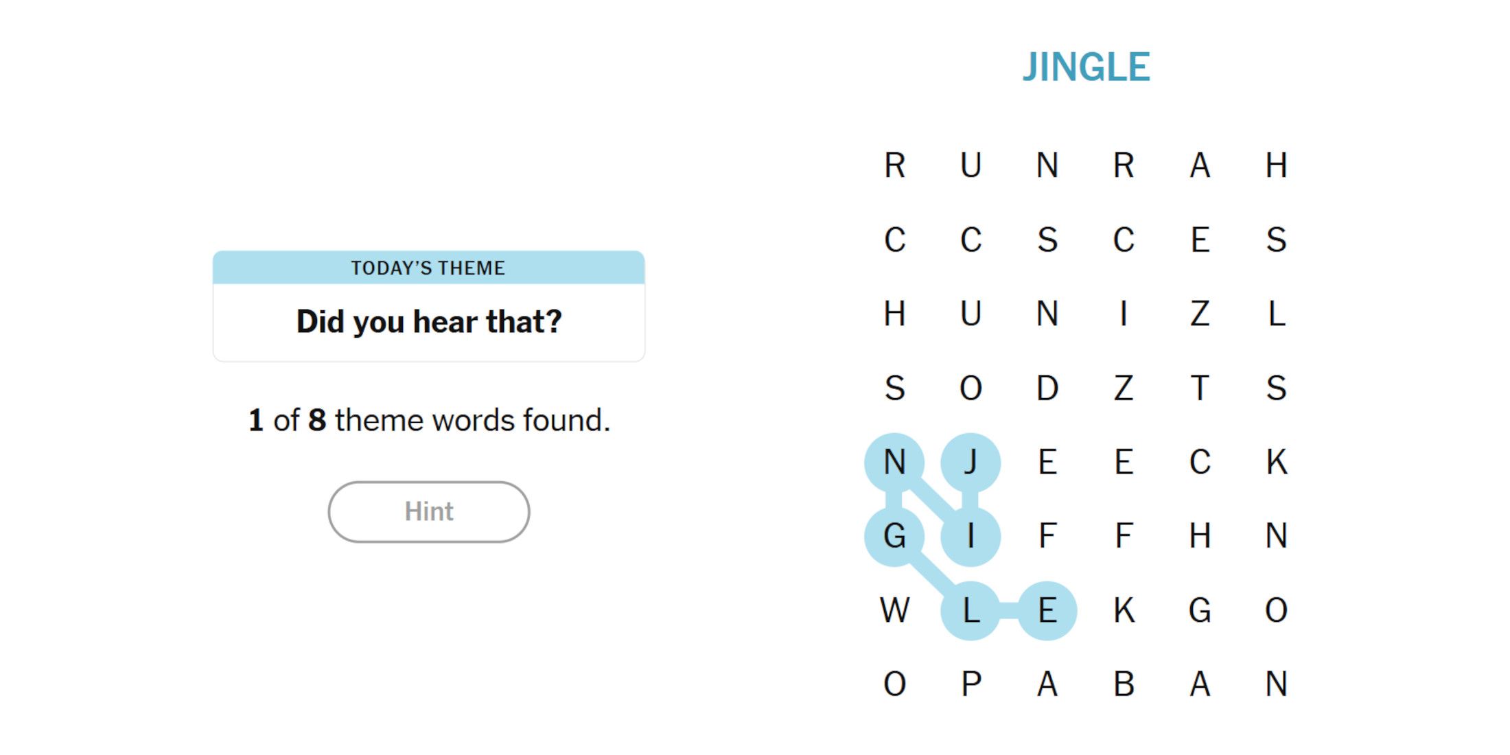 New York Times Strands Hints and Answers for November 23, 2024