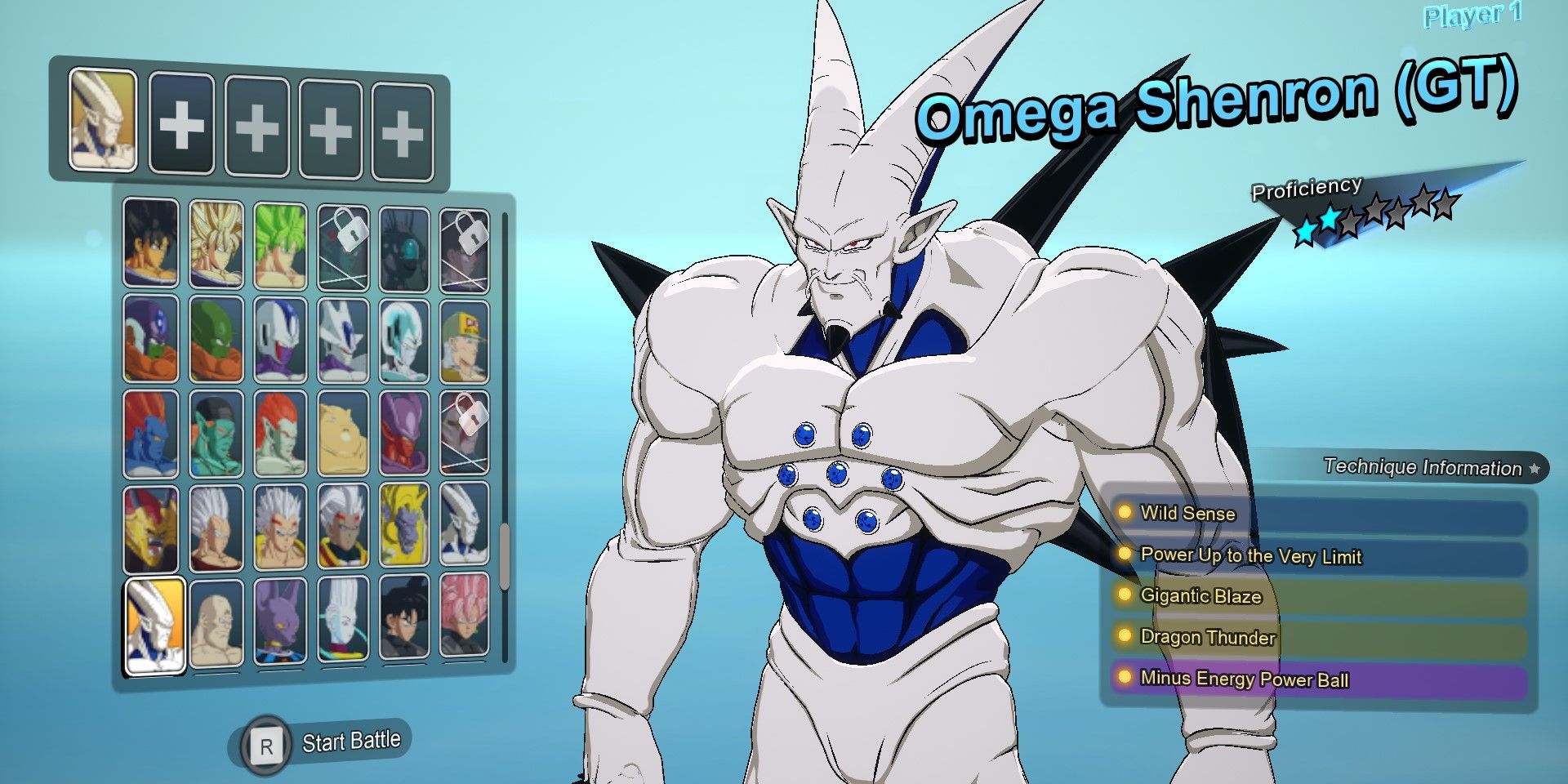 Omega Shenron Power Level.