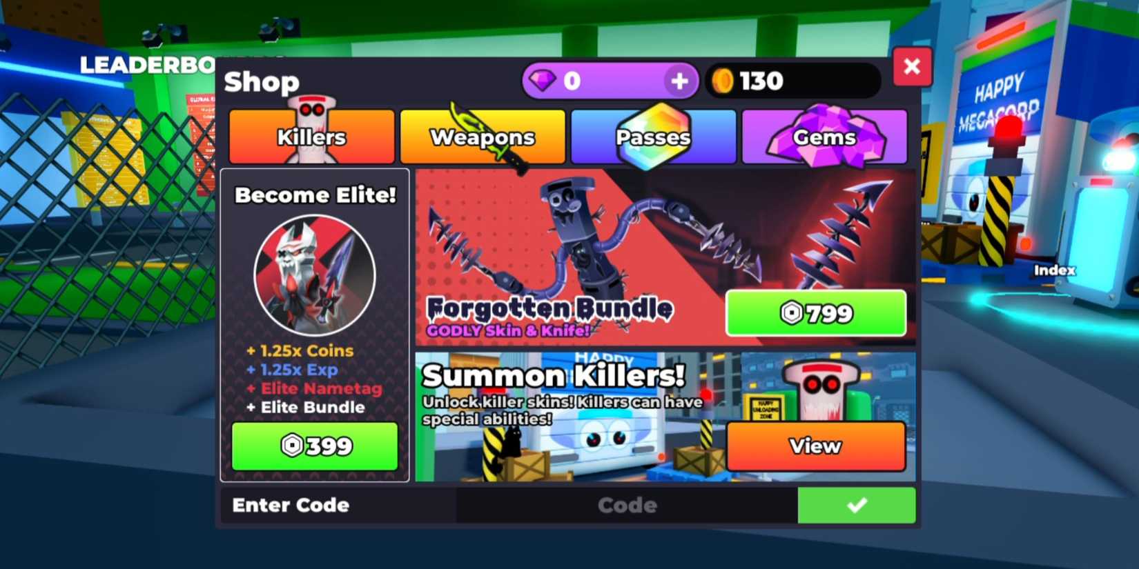 Roblox: PANIK 2 Codes