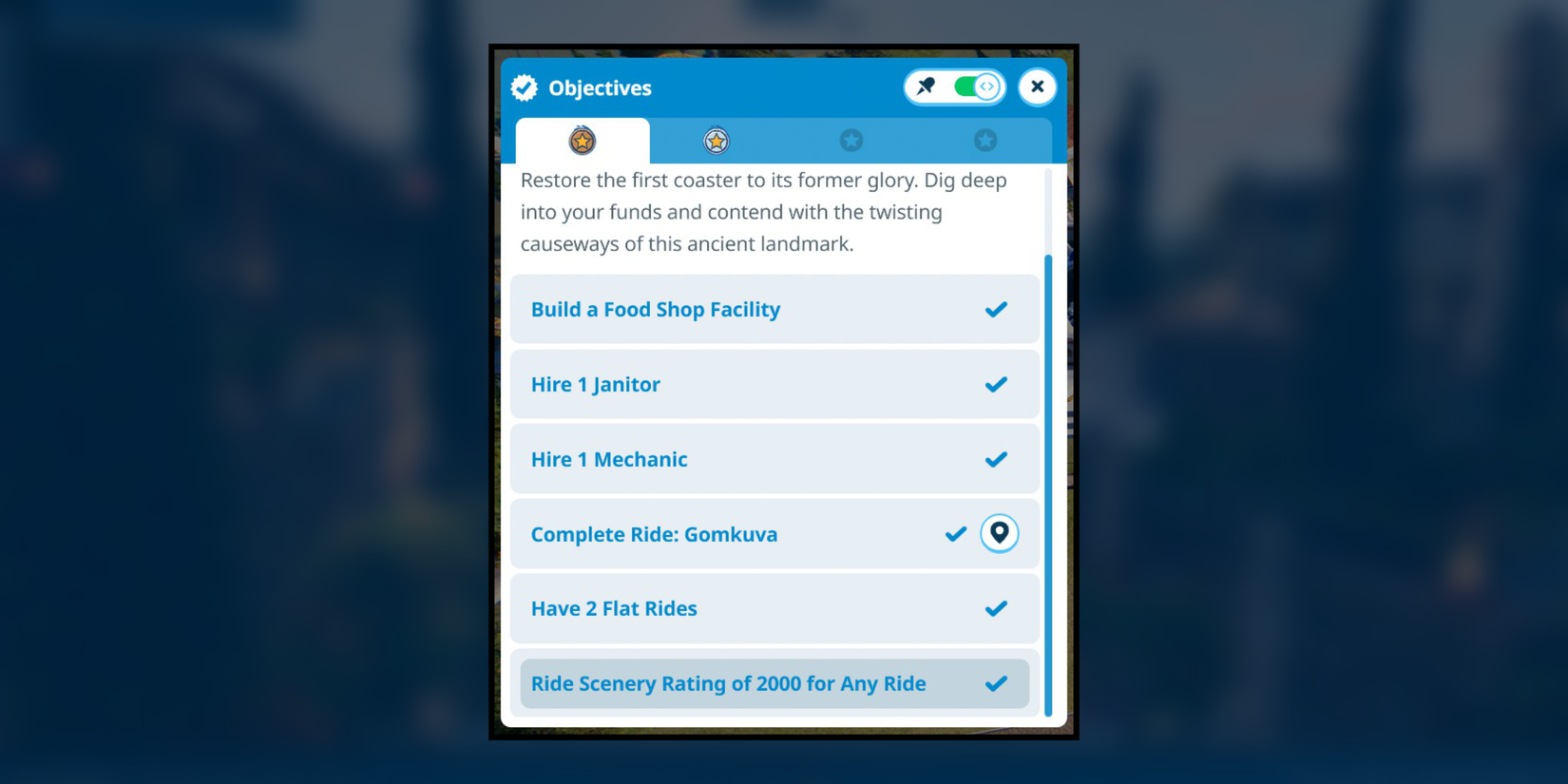 Planet Coaster 2: Parks And Restoration Guide (Chapter 1 Scenario 1)