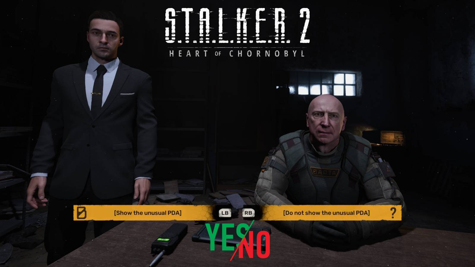 Should You Show the Unusual PDA Or Not In STALKER 2?