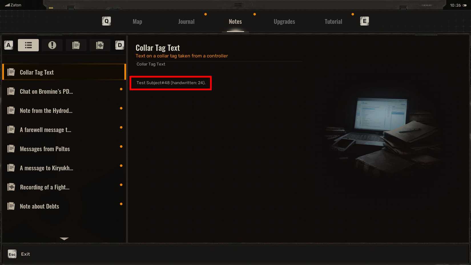 STALKER 2: Hydrodynamics Lab Code (Scientists' Stash)