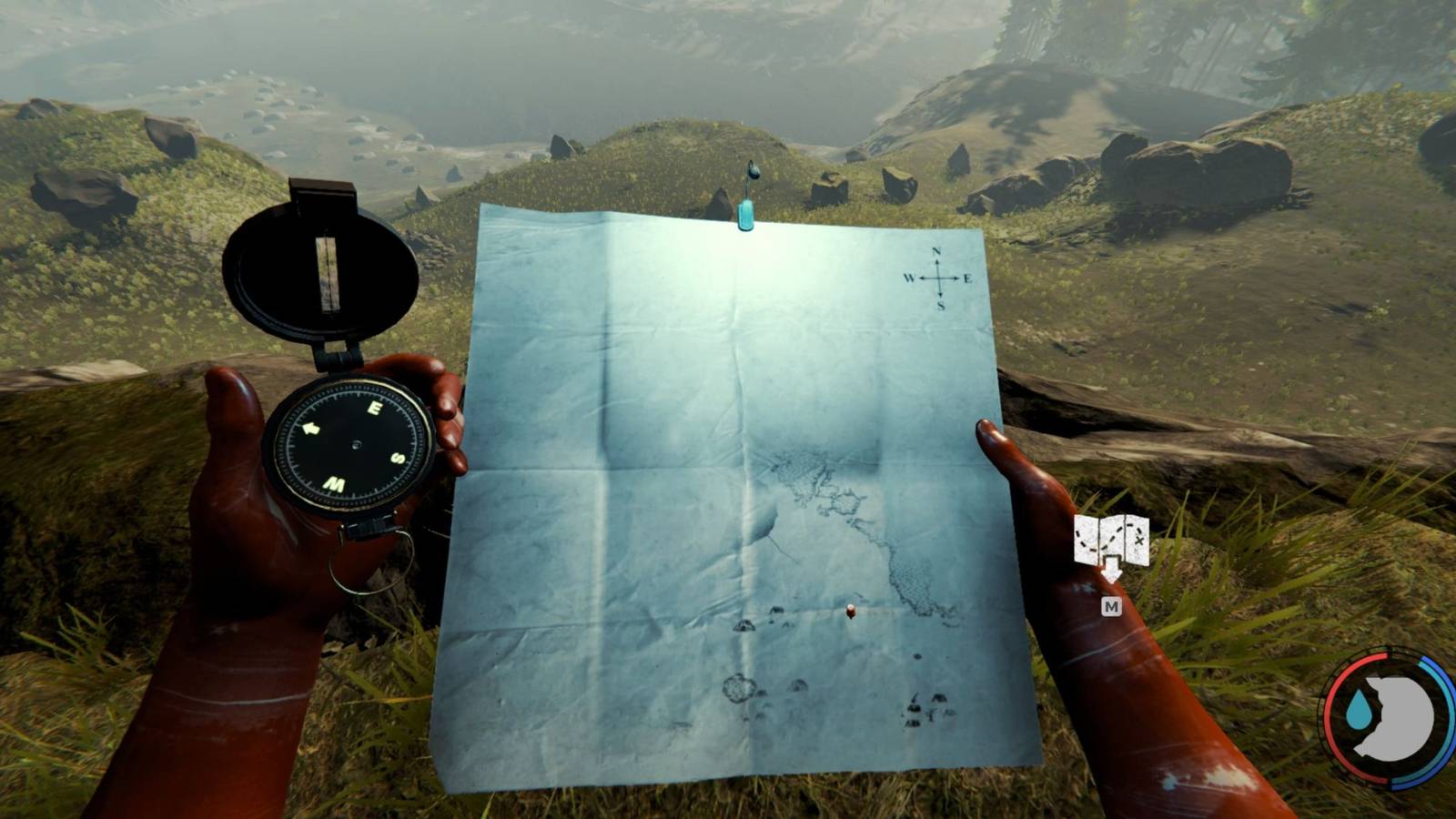 The Forest: How to Get Map and Compass Quickly