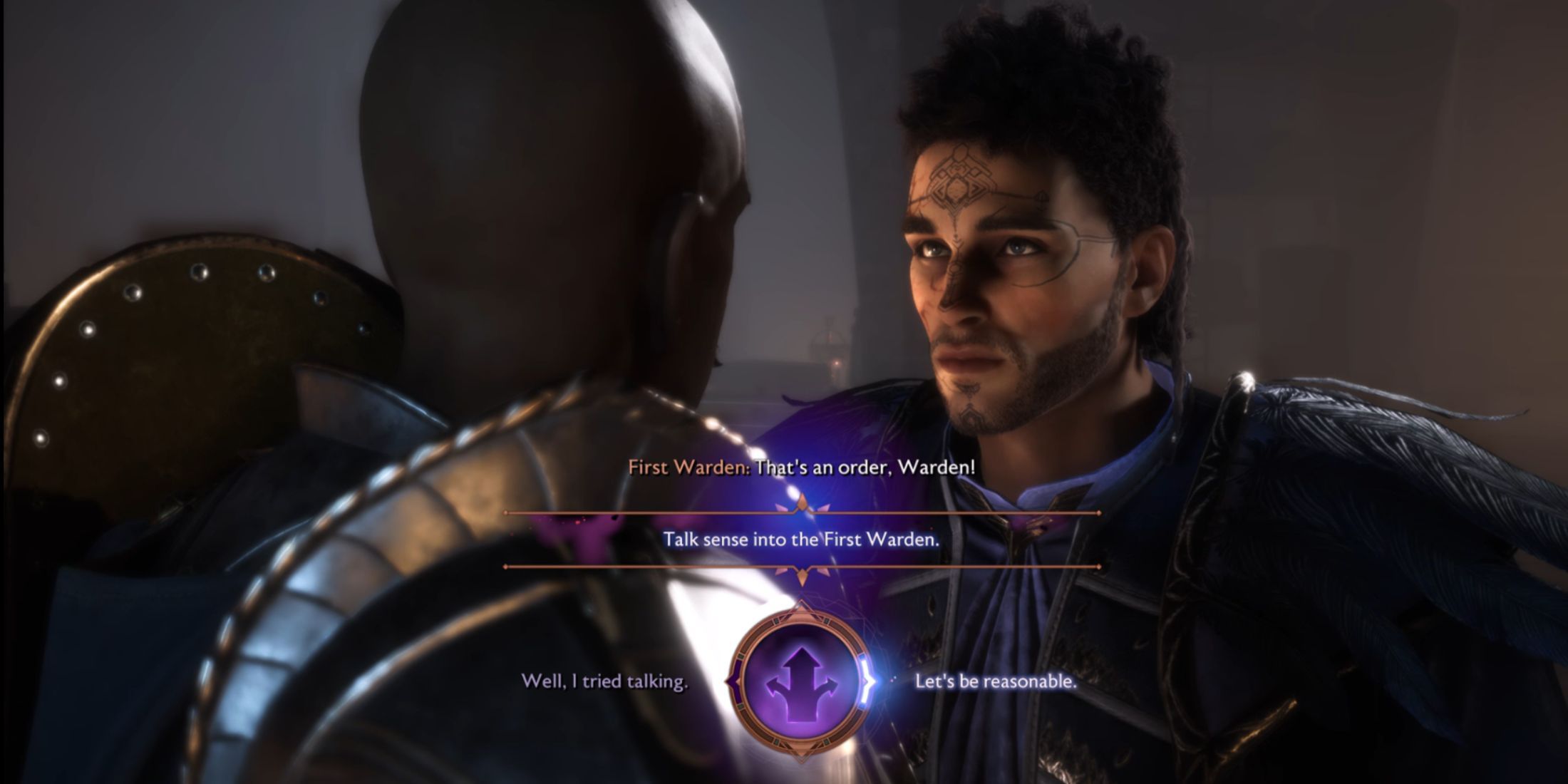 Should You Punch or Talk Sense Into The First Warden in Dragon Age: The ...