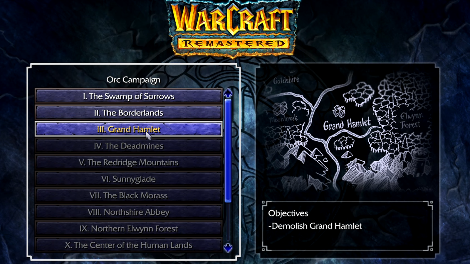 Warcraft Remastered: Orc Campaign Scenario 3 Walkthrough