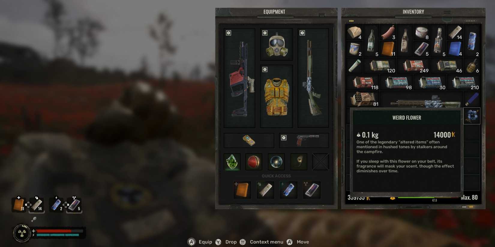 How To Get The Weird Flower Artifact In STALKER 2