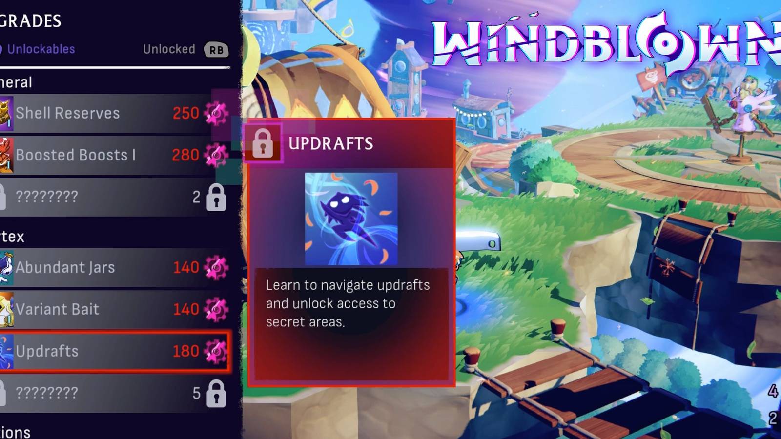 Windblown: All Vortex Upgrades Explained