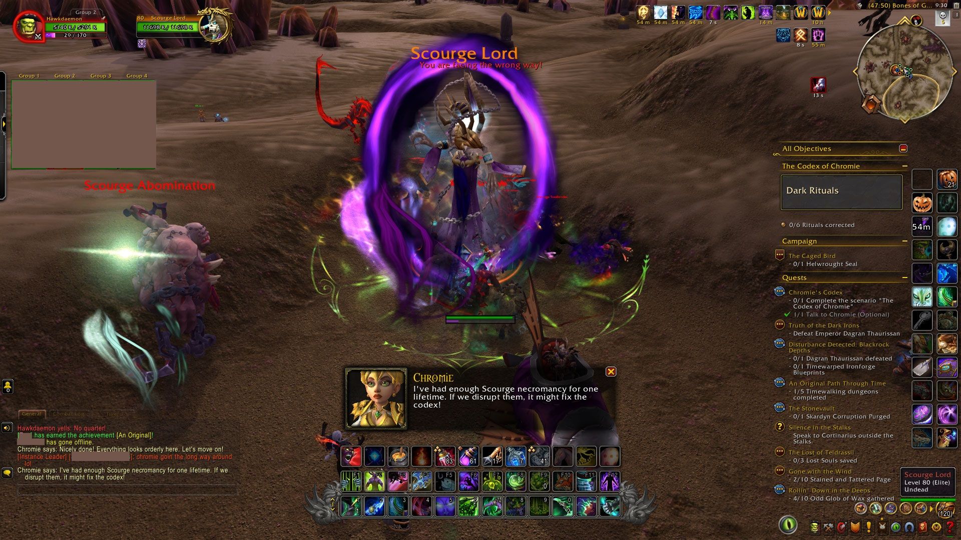 Codex of Chromie Scenario Walkthrough – WoW 20th Anniversary Celebration