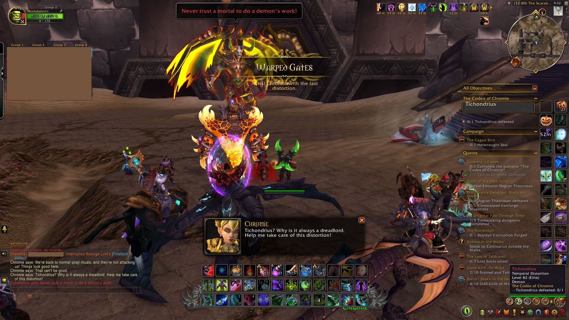 Codex of Chromie Scenario Walkthrough – WoW 20th Anniversary Celebration