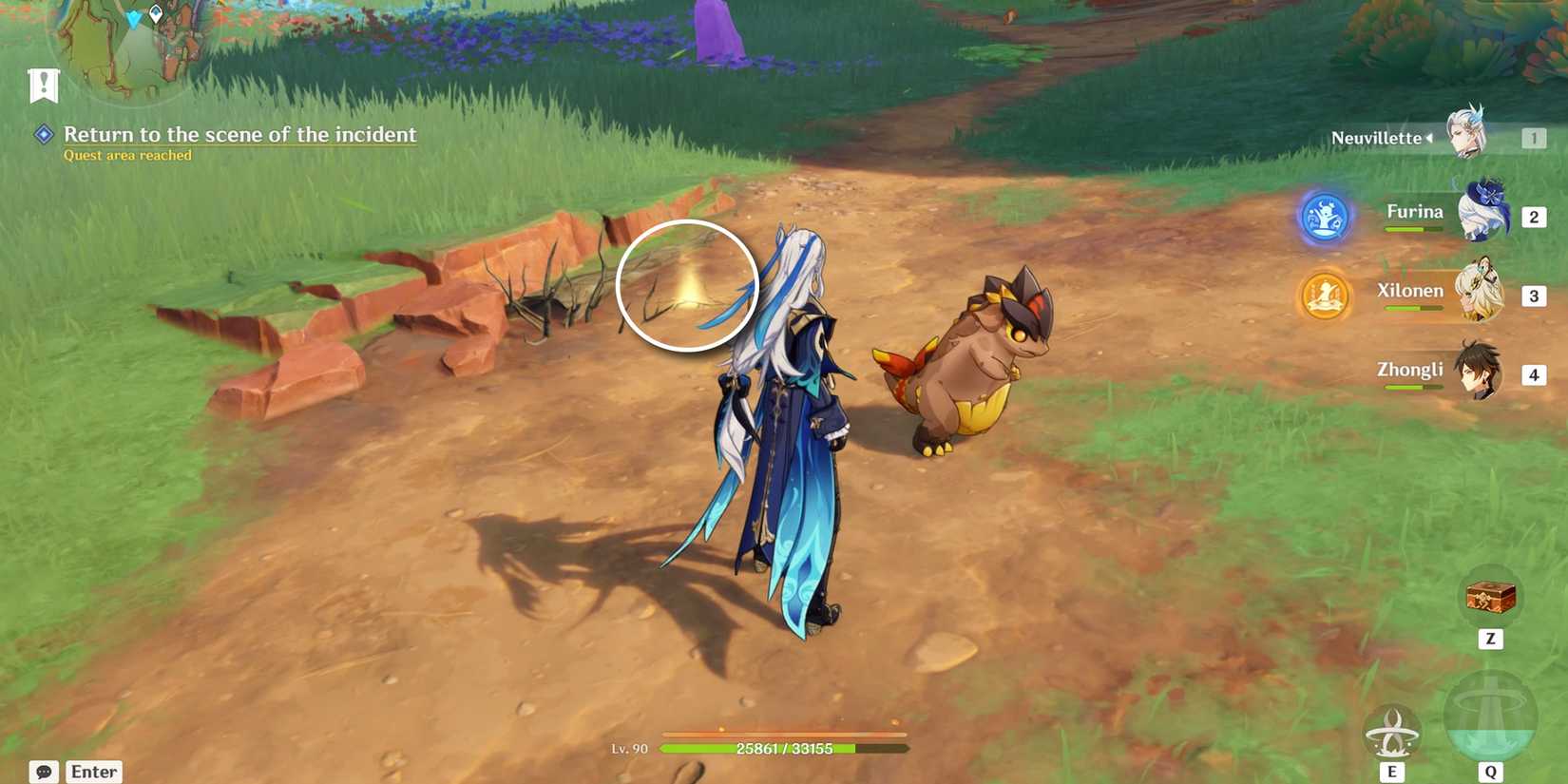 Farewell, Final Saurus Cracker Quest In Genshin Impact (Every Contact ...