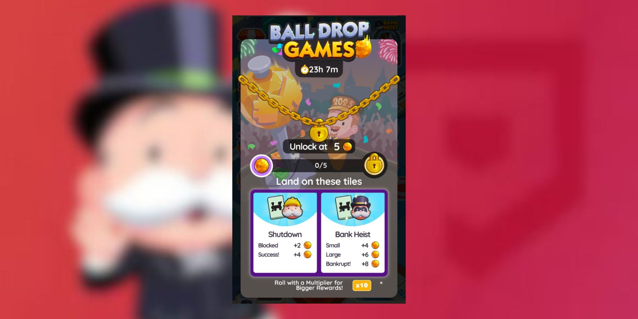 Monopoly GO: Ball Drop Games Rewards And Milestones