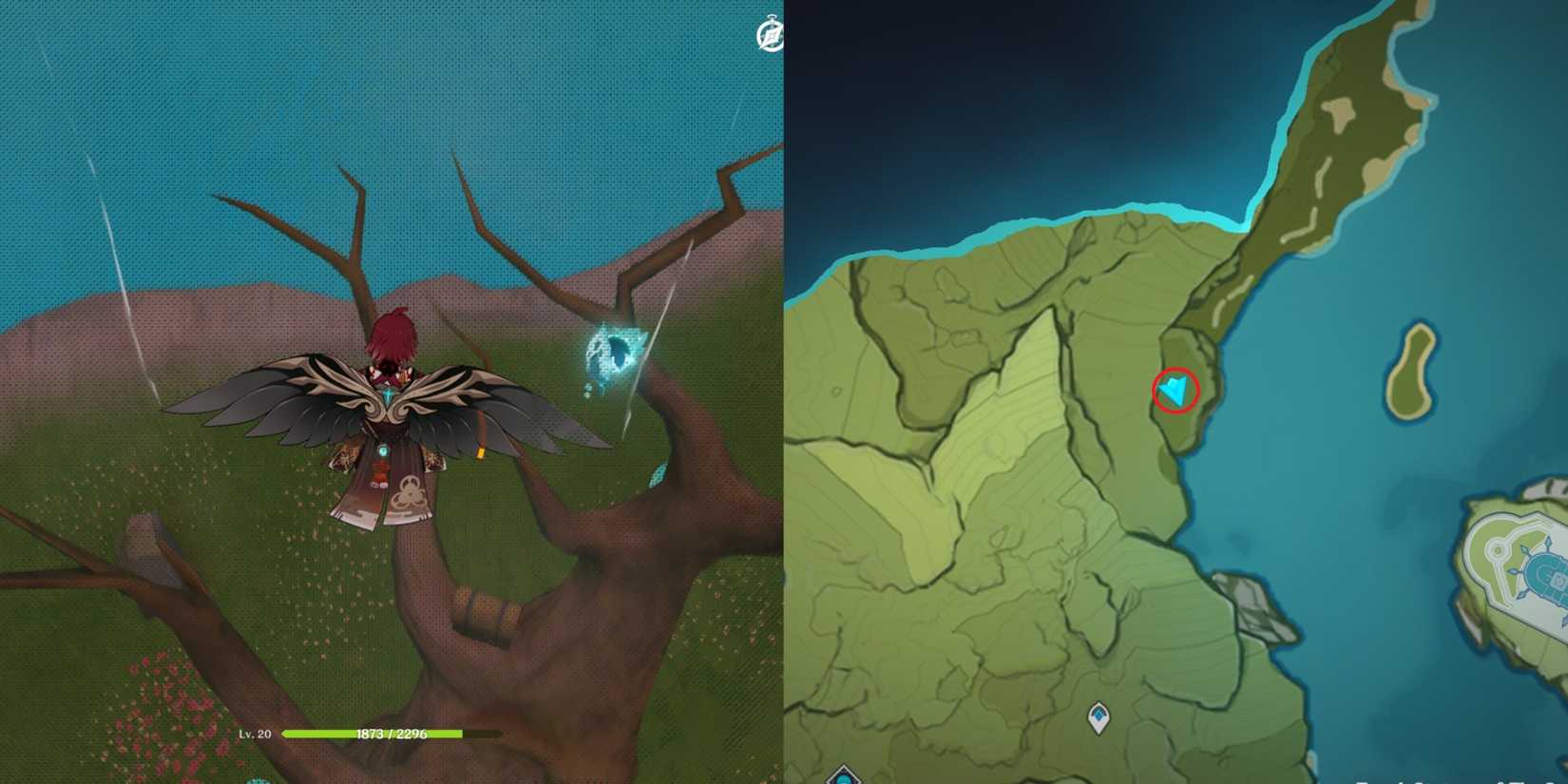 Genshin Impact: Brightcrown Mountains Anemoculus Locations