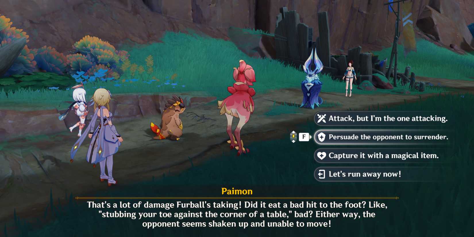 Farewell, Final Saurus Cracker Quest In Genshin Impact (Every Contact ...