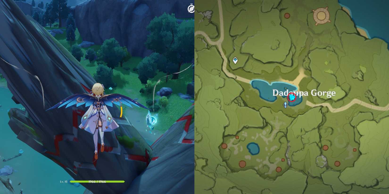 Genshin Impact: Galesong Hill Anemoculus Locations